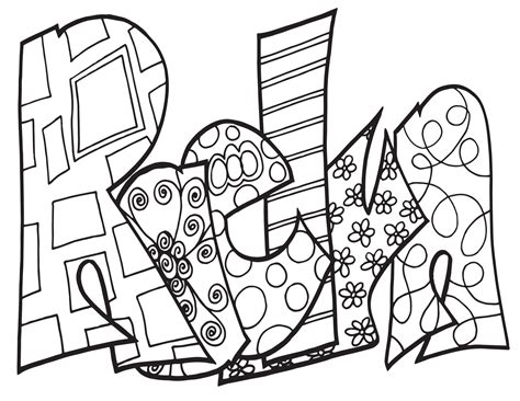 Raelyn Custom Stevie Doodle Free Printable Coloring Page — Stevie Doodles