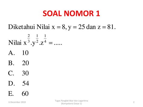 Contoh Soal Soal Hots Bisa Dihitung Dalam Detik Akar Pangkat My Xxx