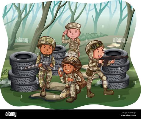 Waffen Zu Salutieren Stock Vektorgrafiken Kaufen Alamy