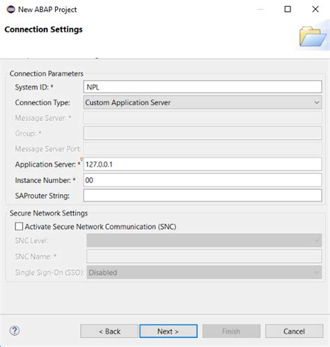 create an abap project in abap development tools adt tutorials for