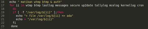 clean logs after rooting bash script