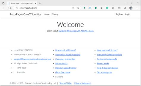 modifying and extending the application asp core 7 part 6
