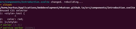unused css selector warning not appearing · issue 94 · sveltejs rollup