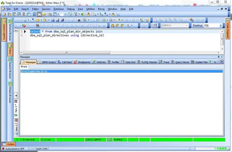 explain plan bug toad for oracle toad world® forums