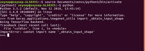 keras importerror cannot import name ‘ obtain input shape hatası