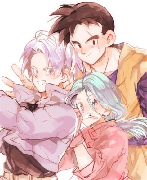 Bulma Son Gohan Trunks Trunks Son Gohan And 1 More Dragon Ball