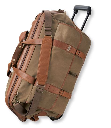 Maine Guide Rolling Duffle Waxed Canvas Maine Guide Collection 289
