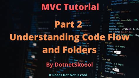 part 2 understanding folder structure and basic code flow in mvc youtube