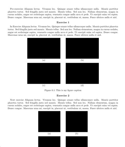 graphics subfig vs exercise latex error not in outer par mode tex