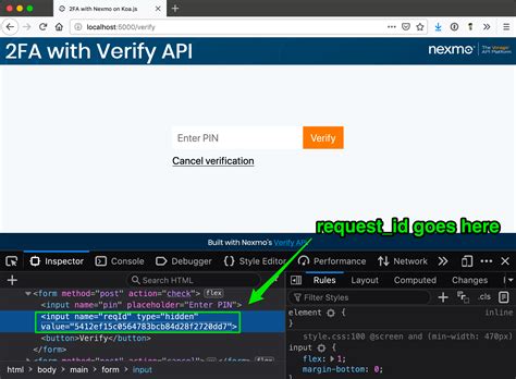 how to add two factor authentication with node js and koa js vonage