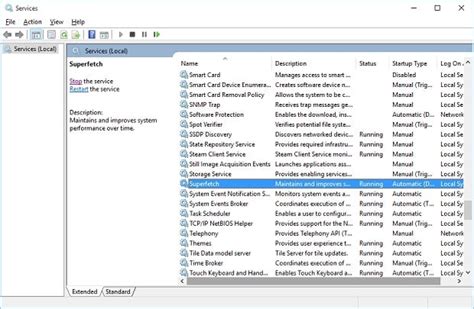 how to enable disable and use superfetch on windows w video