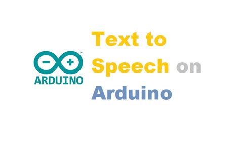 text to speech on arduino iotbyhvm