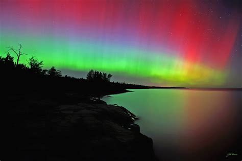 Superior Aurora Lake Superior North Shore Minnesota Aurora Borealis