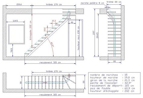 Giron Escalier Helicoidal Palier Sent Avec Calcul Quart Tournant Giron