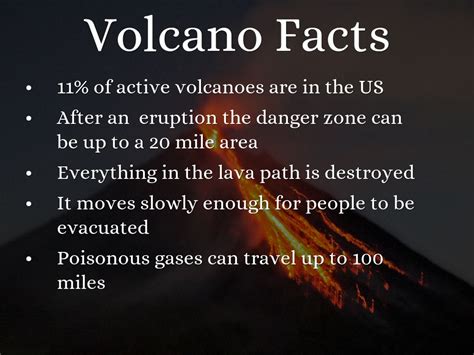 5 Facts About Volcanoes