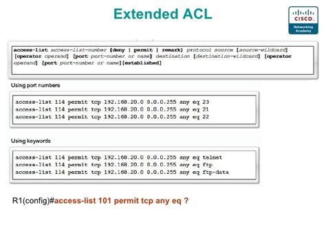 cisco acl