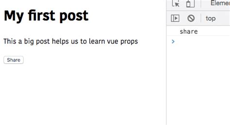 intro to vue js props with examples reactgo