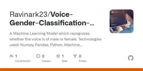Github Ravinark23 Voice Gender Classification Using Machine Learning