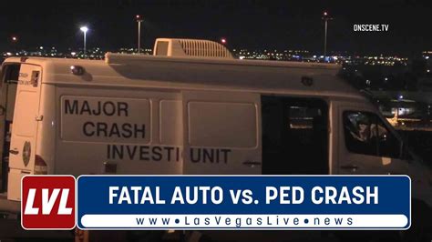 Fatal Vehicle Vs Pedestrian Accident Graphic North Las Vegas