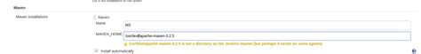 maven jenkins declarative pipeline with custom settings xml stack