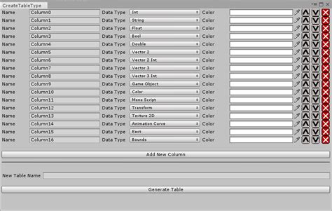 major update simple data tables unity asset editor extension by