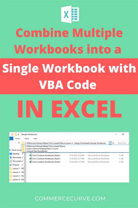 how to combine multiple workbooks into a single workbook with vba code
