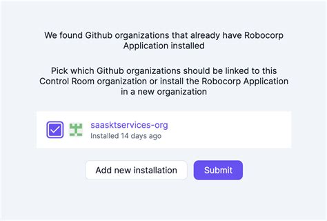 version control integrations robocorp documentation