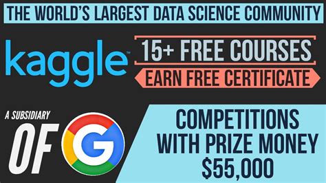 kaggle free courses with free certificate learn python machine