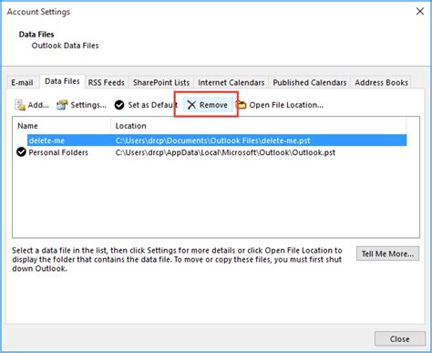 unable to send email outlook data file cannot be accessed