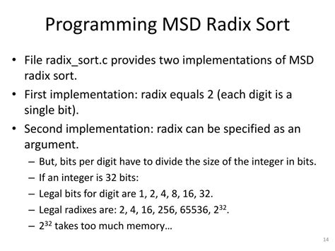 ppt radix sorting powerpoint presentation free download id 1894667