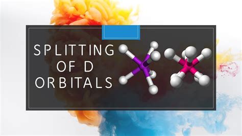 Splitting Of D Orbitals In Molecular Geometries Coordination