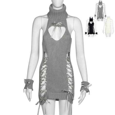 【コスプレホリック】童貞を殺すセーター 第三世代 童貞をころす服 バックレス ニット ワンピース コスプレ Cos Backless3