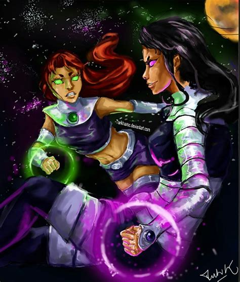 Starfire Catfight Blackfire Nude Sex Pics Superheroes The Best Porn