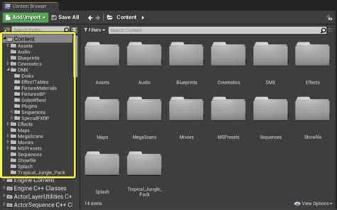 dmx previs sample project for unreal engine unreal engine 5 0