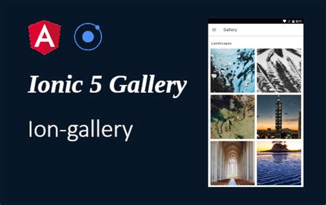 ionic 5 gallery ionic marketplace