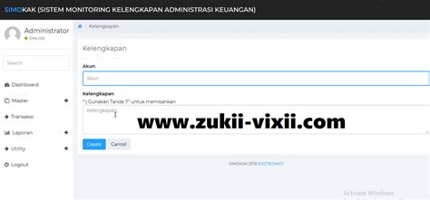 download source code aplikasi monitoring administrasi berbasis codeigniter