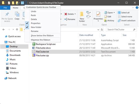 How To Customize The Quick Access Toolbar In Windows 10