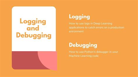 logging and debugging in machine learning how to use python debugger