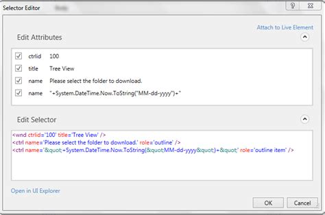 how to pass a variable into selector and find date based folder help