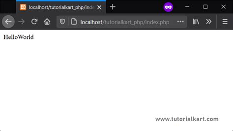 php string