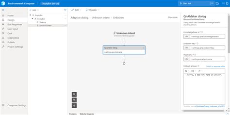 add a qna maker knowledge base to your bot bot framework composer