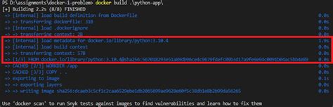 dockerfile docker image ls is not showing the installed base images