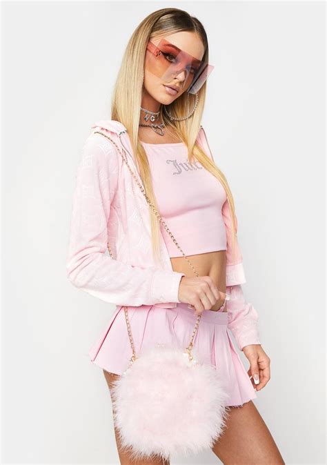That Fuzzy Feeling Crossbody Top Handle Handbag Pink Dolls Kill