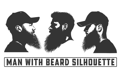 Bearded Men Face Hipsters With Different Haircuts Men With Beard