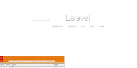 php laravel home page is not displaying correctly stack overflow
