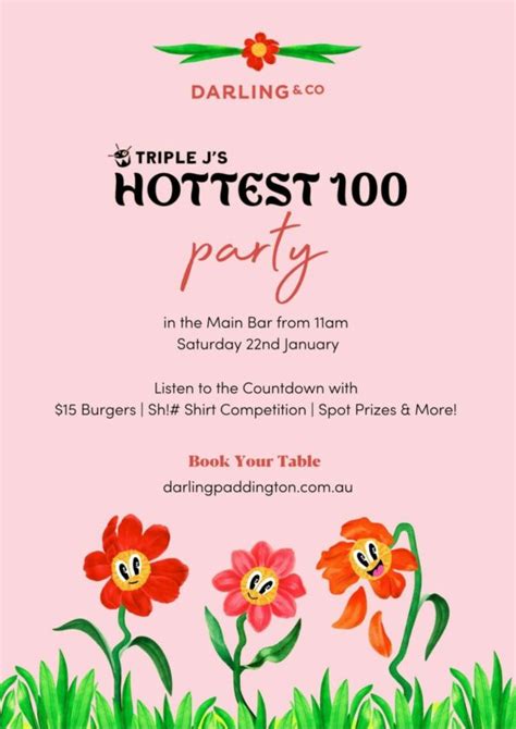 Triple Js Hottest 100 Party At Darling And Co Darling And Co