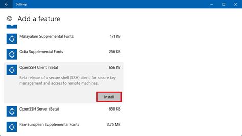 How To Install Openssh Client On Windows 10 Pureinfotech