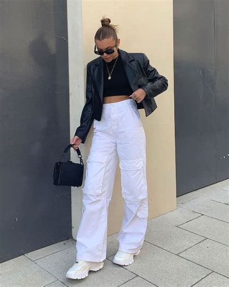 20 Ways How To Style White Cargo Pants For Women In 2024