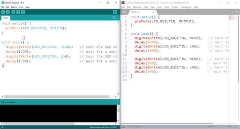using an external text editor in arduino ide radish logic