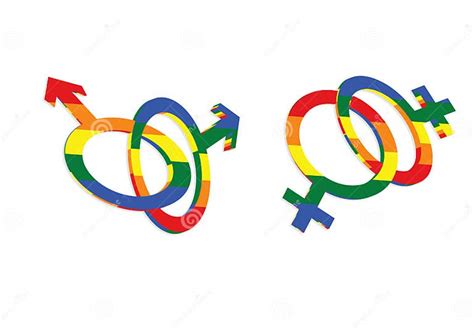 Icono Gay De Los Sex Symbol Del Amor Ilustración Del Vector